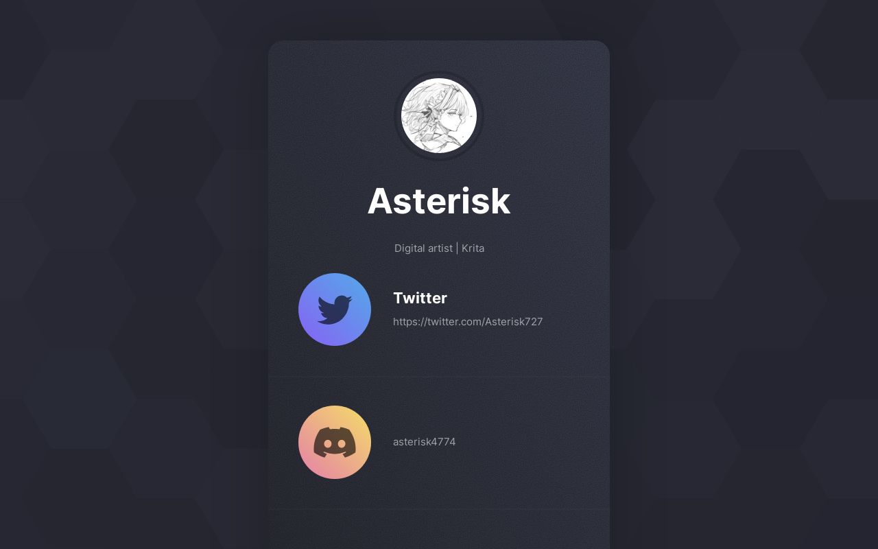 Asterisk card